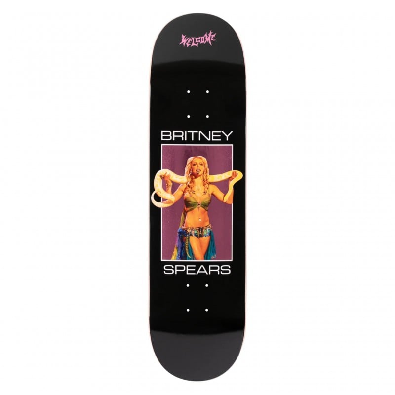 Buy Welcome x Britney Spears Snake 8.5" Skateboard Deck at Sick ...