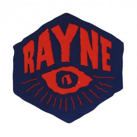 Buy Rayne Eye Logo Sticker - Blue/Orange at the Sickboards Longboard Shop