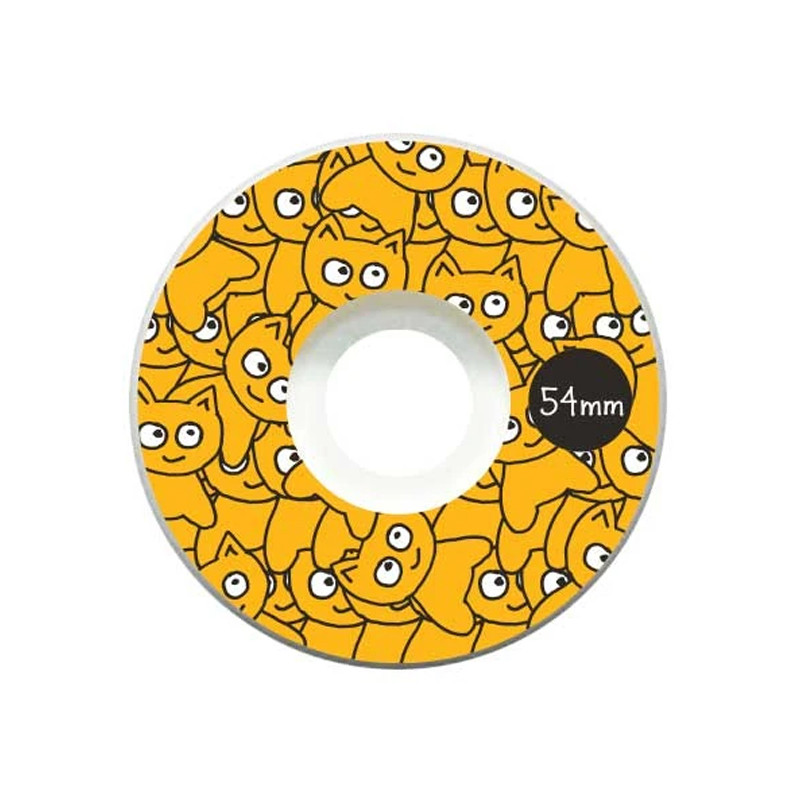 Buy Meow Sticker Pile 54mm Skateboard Wheels at Sick Skateboard Shop