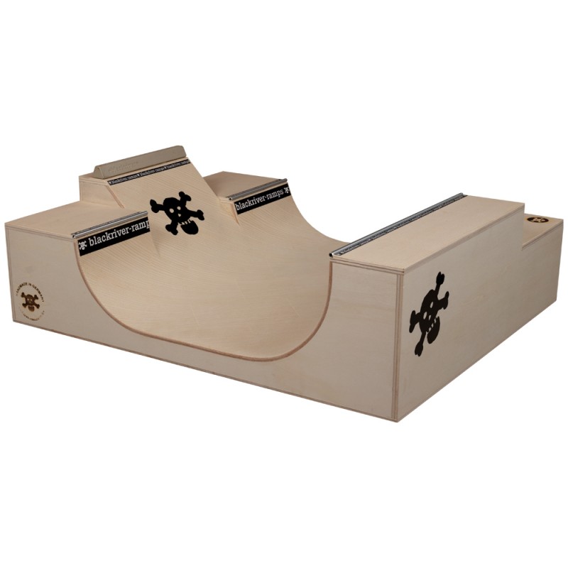 Buy Blackriver MiniMini Fingerboard Ramp at the Sickboards Longboard Shop