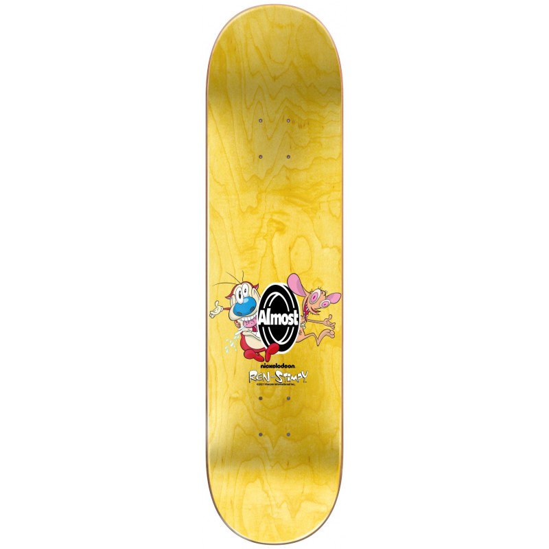Buy Almost Max Ren & Stimpy Mixed Up R7 Multi 8.25" Skateboard Deck at ...