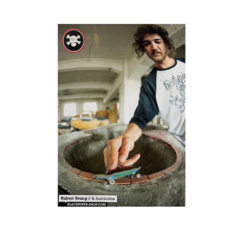 Buy Blackriver Fingerboard Sticker 2 at the Sickboards Longboard Shop