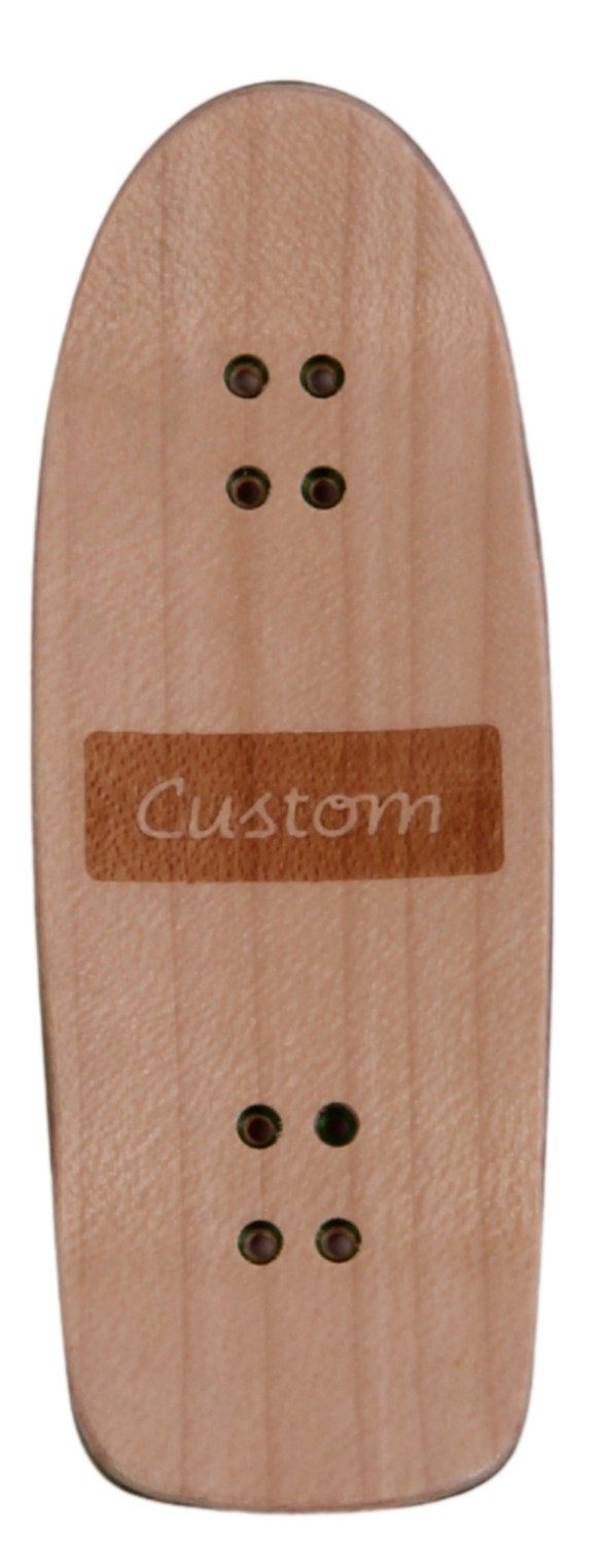 Custom Old School Shape Fingerboard Deck Only
