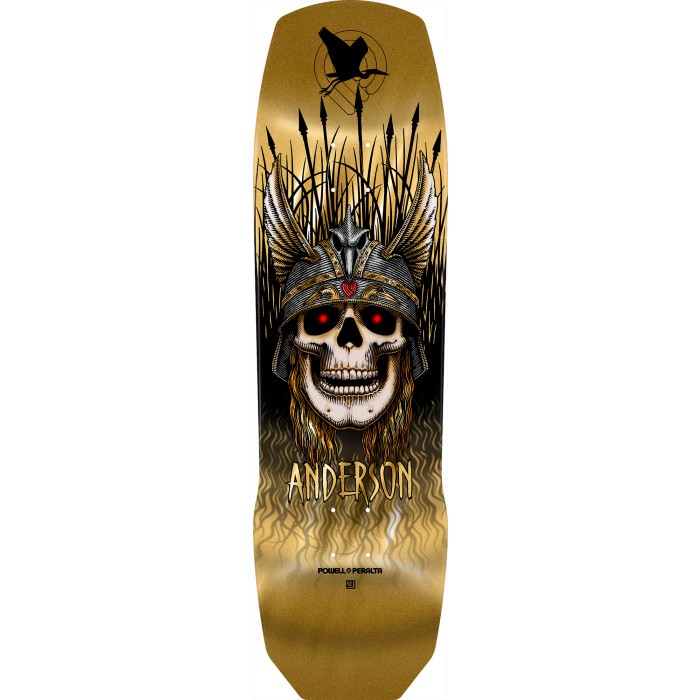 Buy Powell-Peralta Pro Andy Anderson Heron 7-Ply Maple Gold Foil 9.13 ...