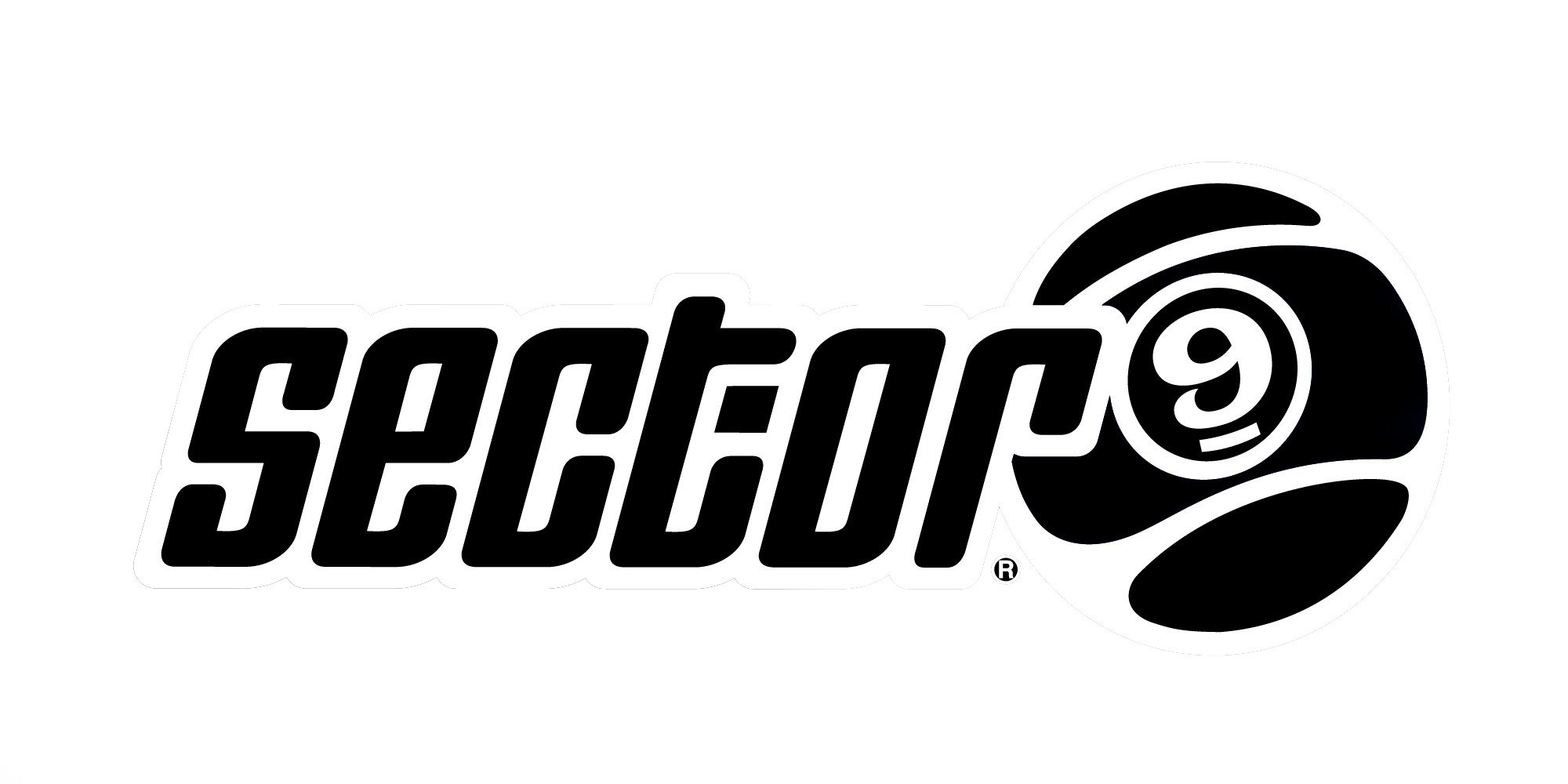 Buy Sector 9 Logo Line Sticker Large at the Sickboards Longboard Shop
