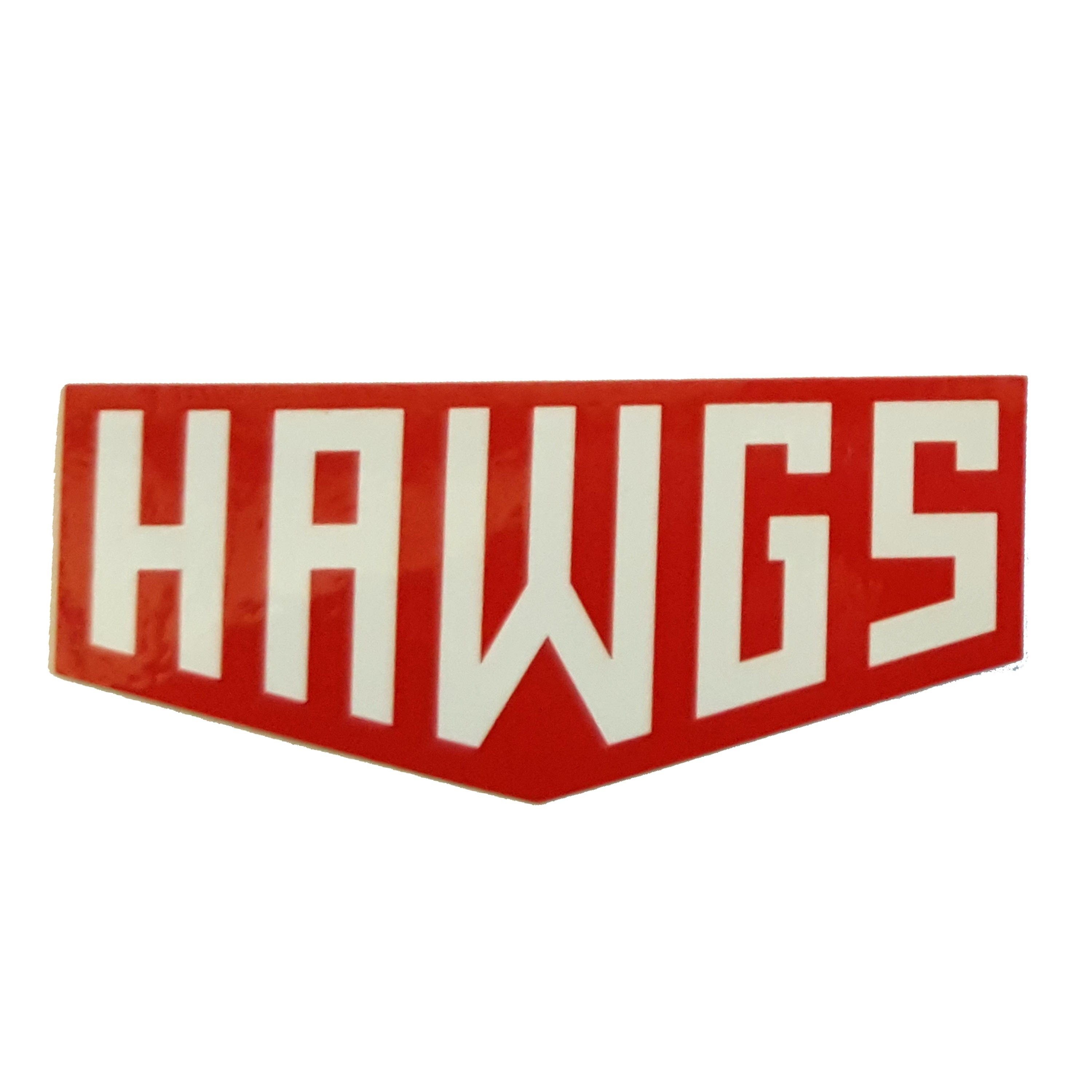 Koop Hawgs Old Skool Logo-sticker in de longboardwinkel in Den Haag ...