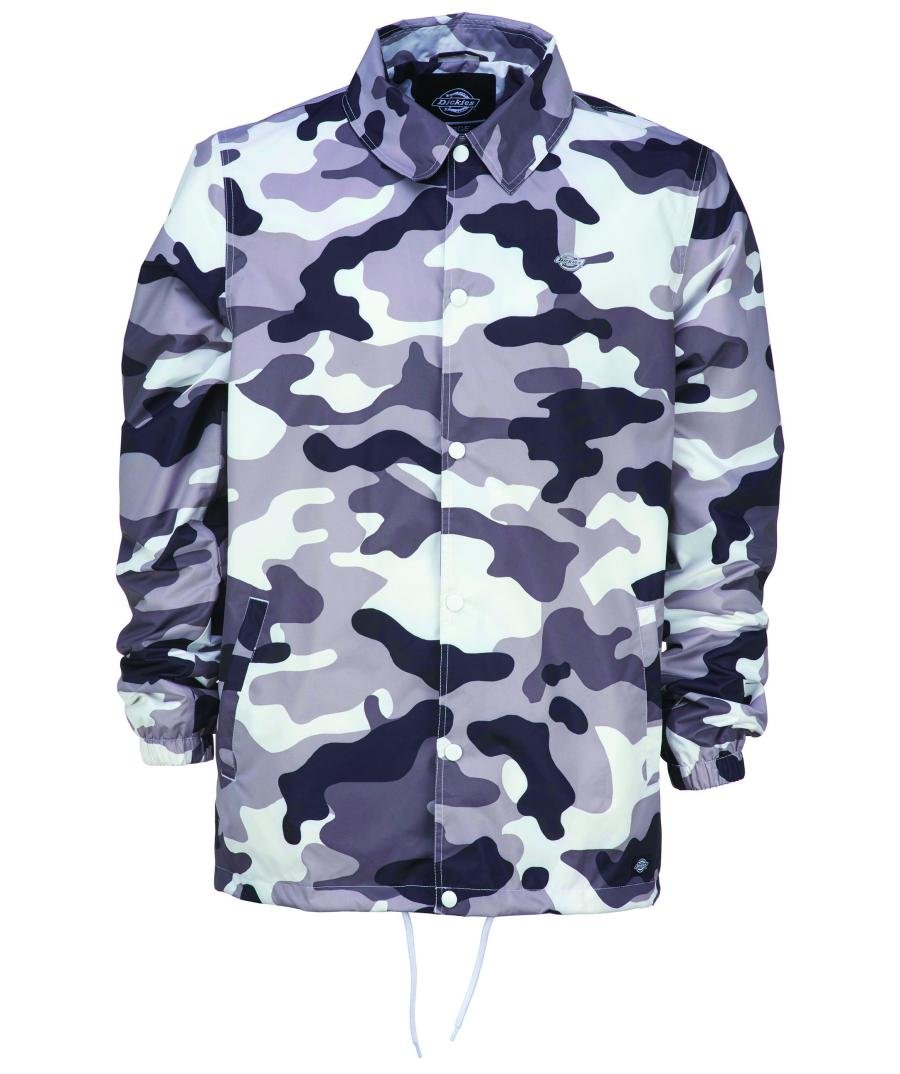Buy Dickies Summerfield Jacket White Camo at the Sickboards Longboard Shop