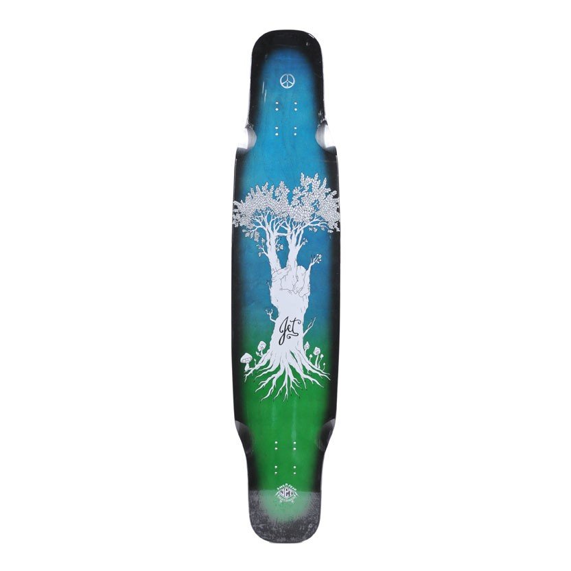 Buy Jet Wild Thing Hippy Tree Longboard Deck at the Sickboards ...