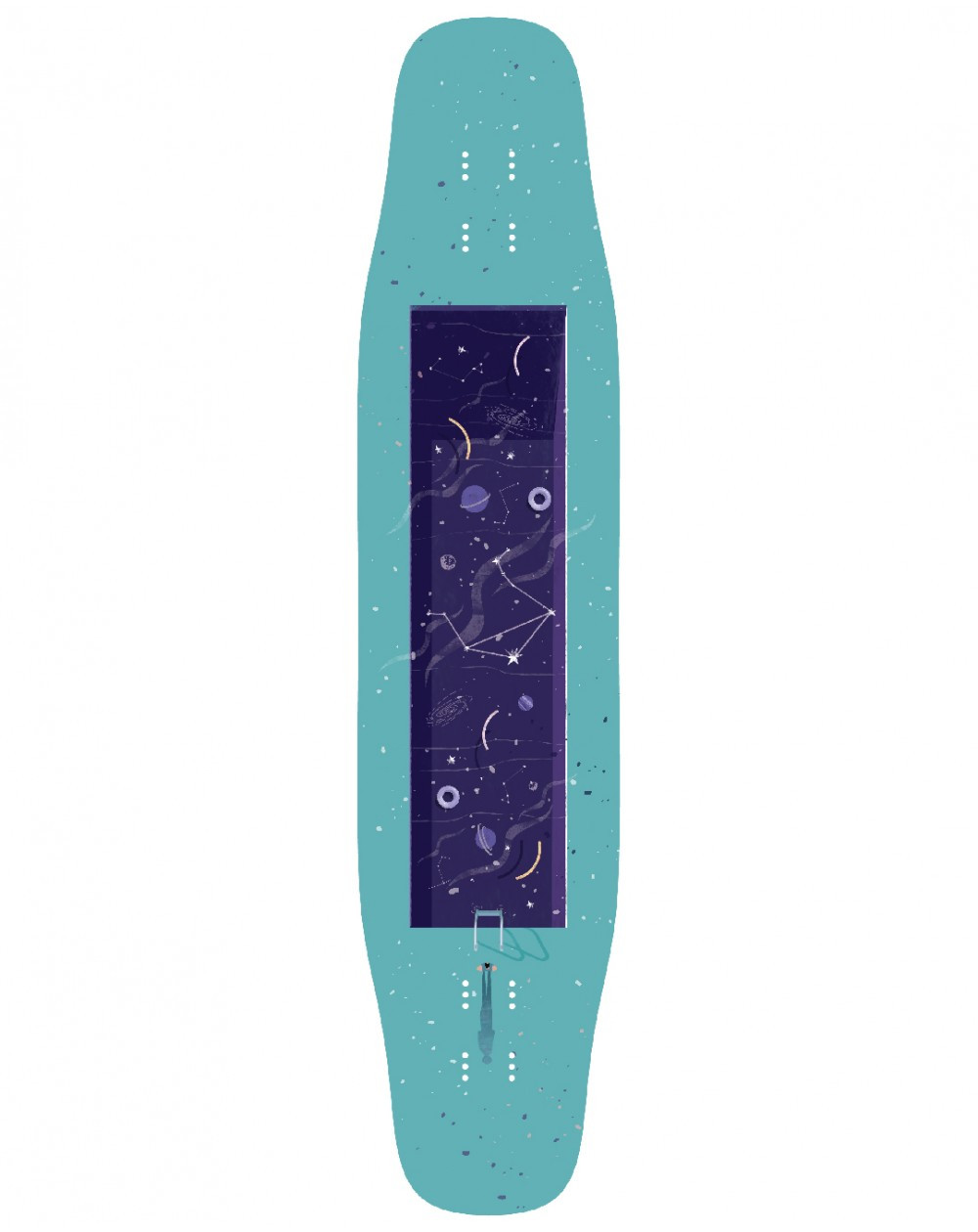 Buy Alternative Flamingo Libra 42" Longboard Deck at the Sickboards ...