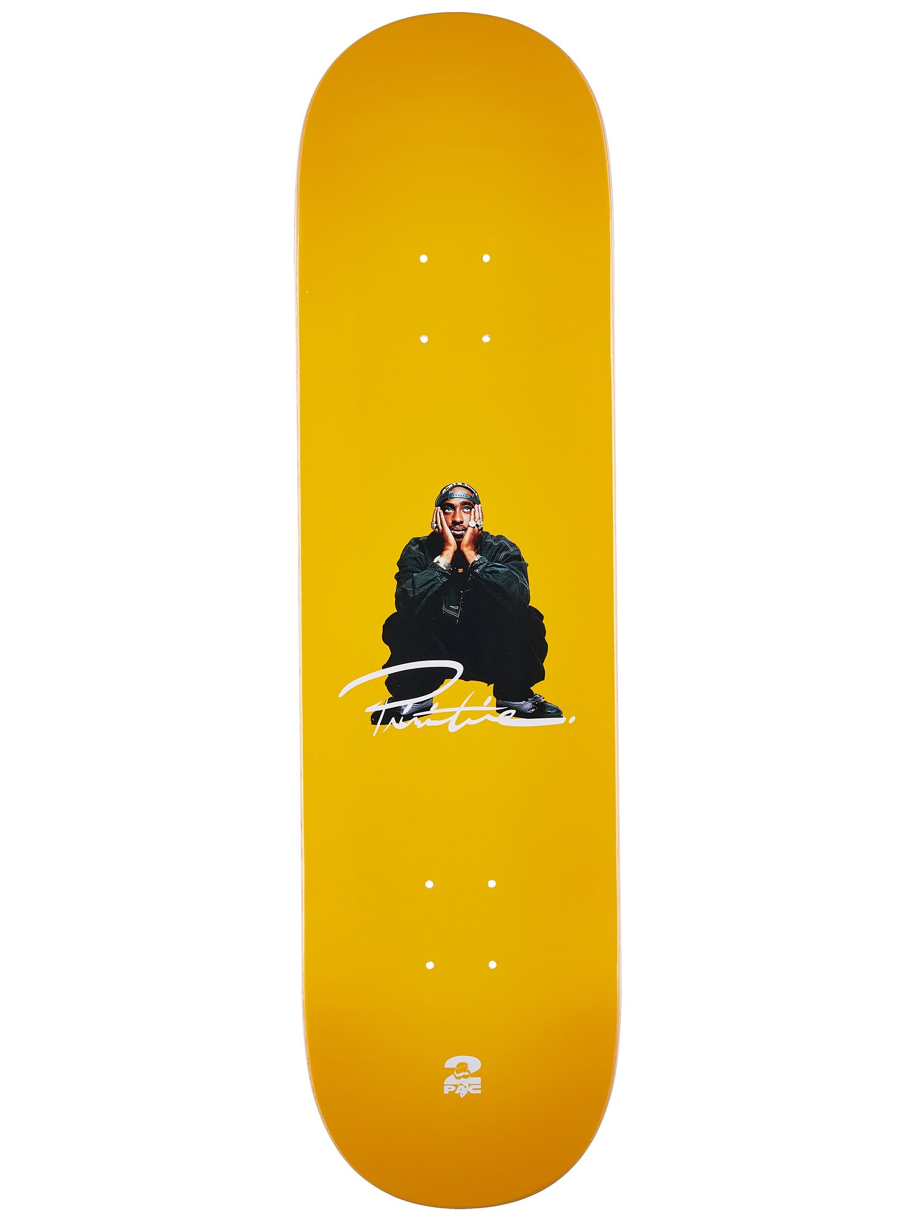 Buy Primitive Tupac Shakur Gold 8.38" Skateboard Deck at Sick ...