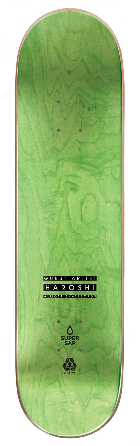 Buy Almost Bowerbank Haroshi Monster Super Sap R7 8.25" Skateboard Deck ...