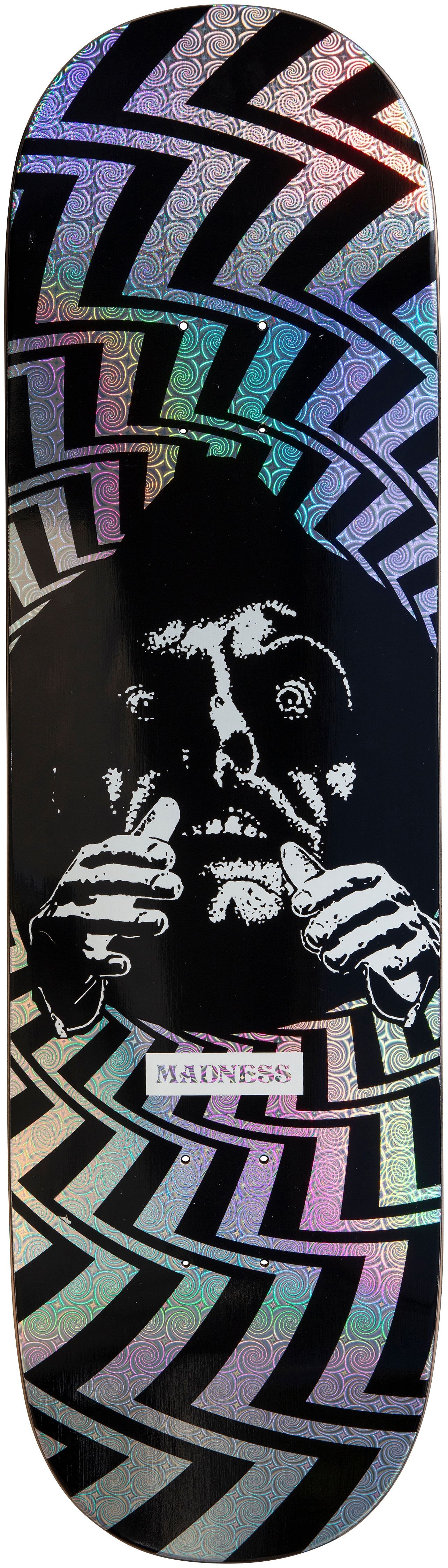 Buy Madness Darkness R7 Holographic/Swirl 9.0" Old School Skateboard ...