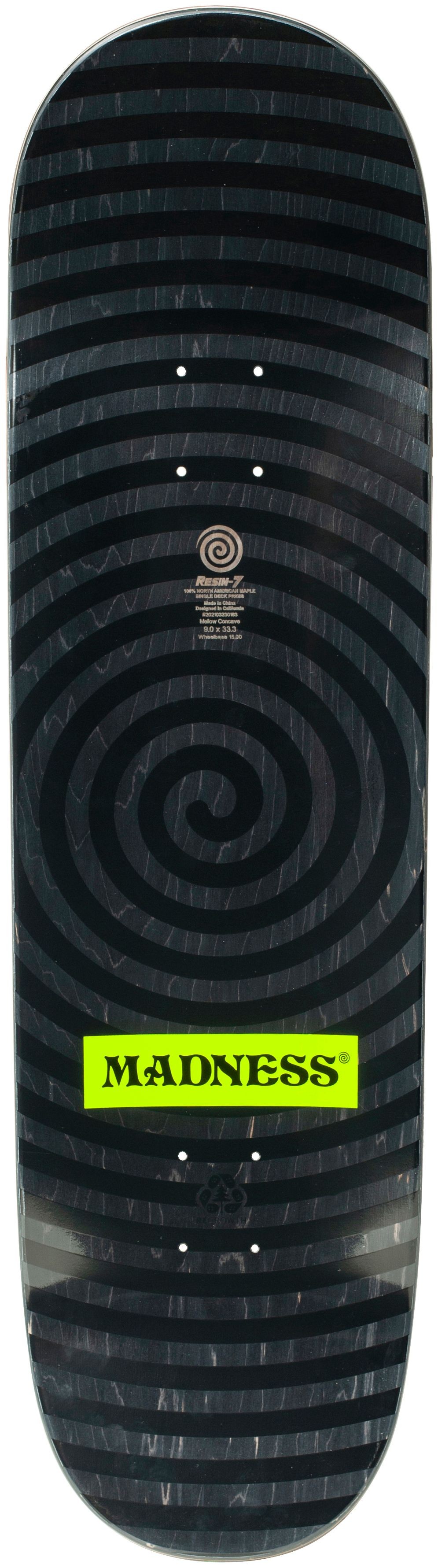 Buy Madness Darkness R7 Holographic/Swirl 9.0" Old School Skateboard ...