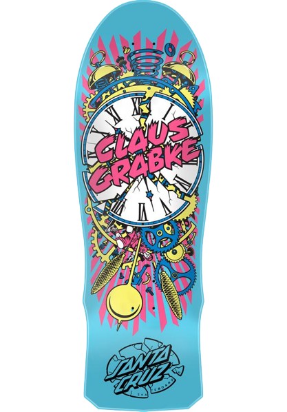 comprar Santa Cruz Grabke Exploding Clock Reissue 30" Old School Deck ...